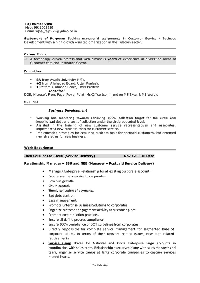 Resume Rajkumar | PDF