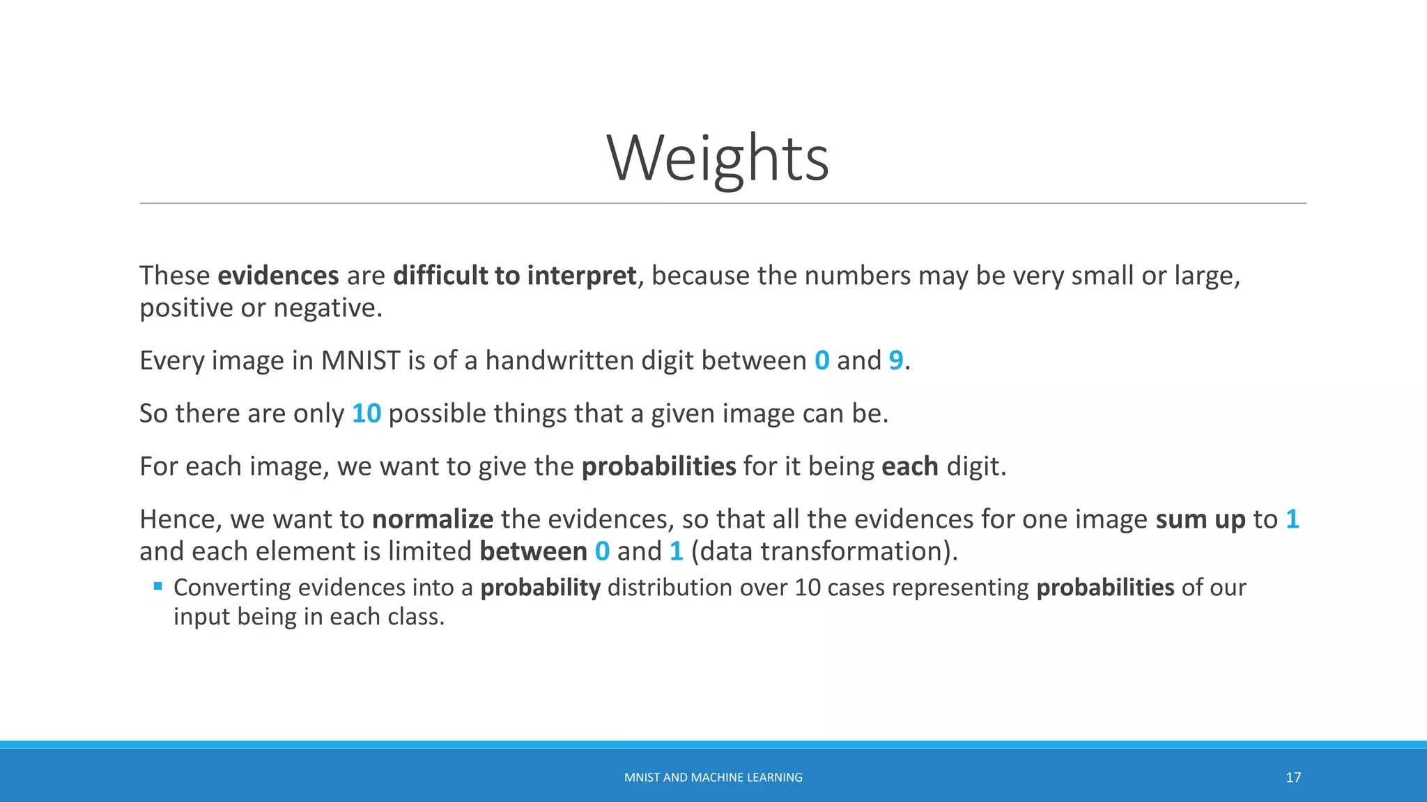 MNIST and machine learning - presentation | PDF