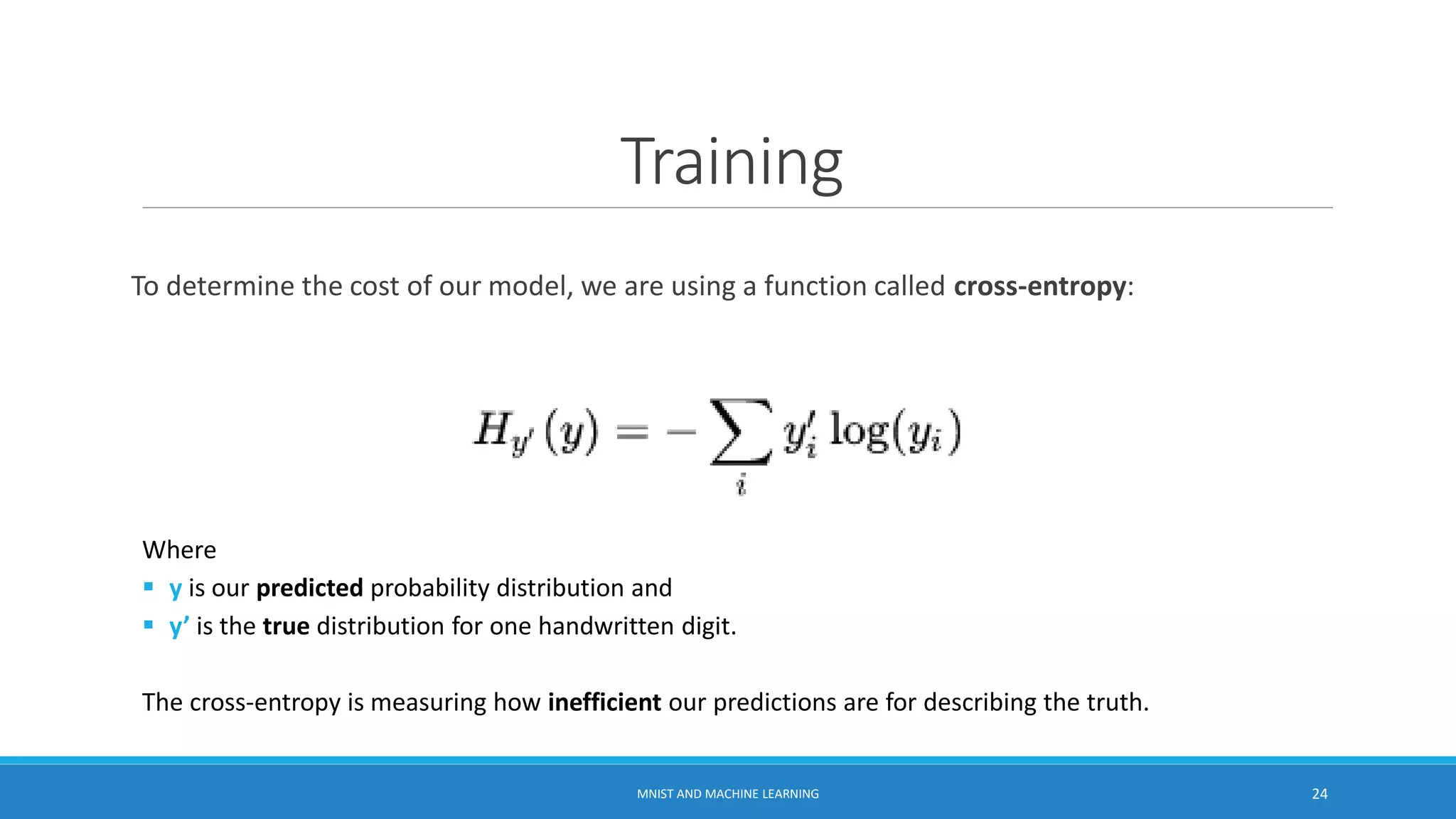 MNIST and machine learning - presentation | PDF