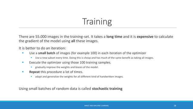 MNIST and machine learning - presentation | PDF