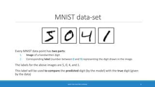 MNIST and machine learning - presentation | PDF