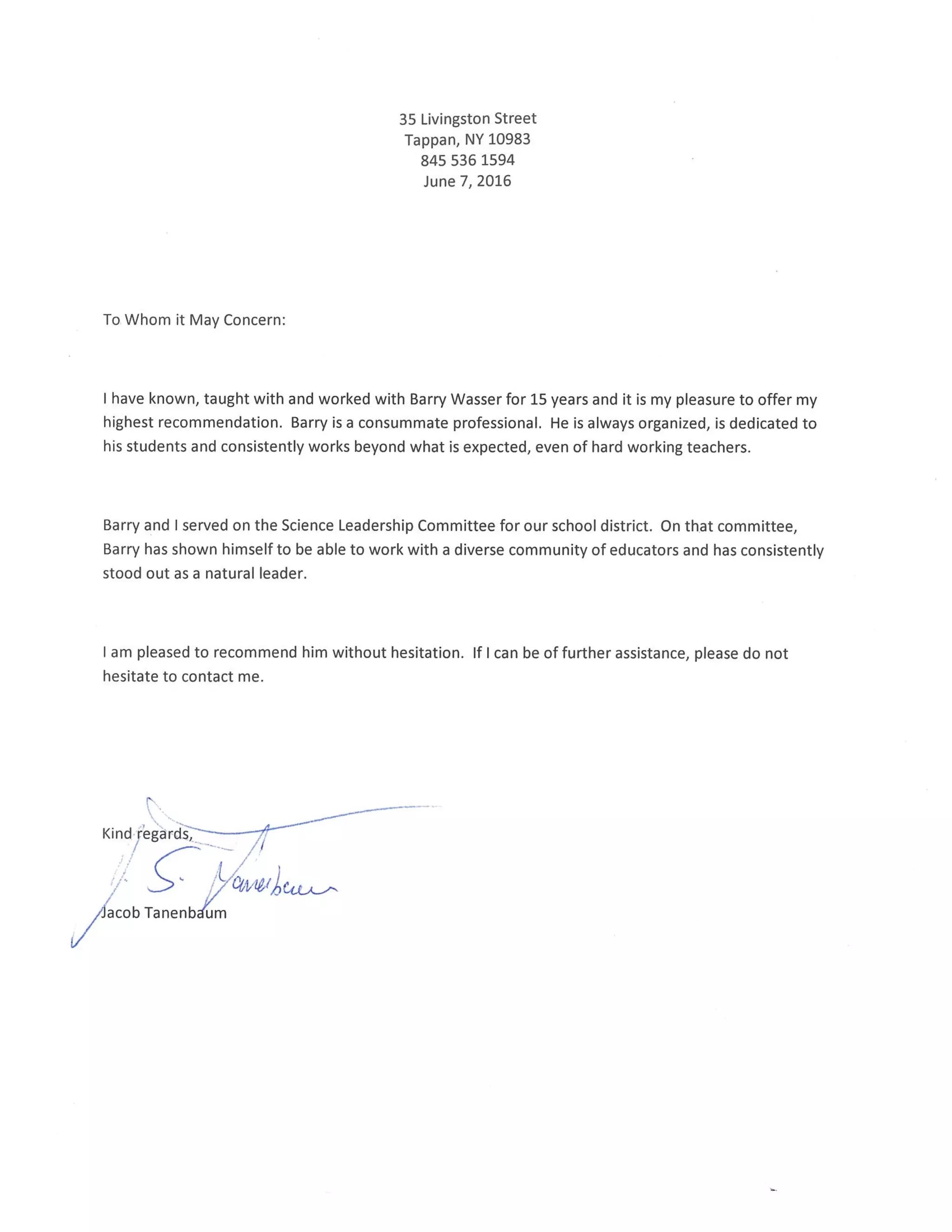 Barry Wasser Reference Technology | PDF