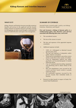 Nexus corporate brochure (2) | PDF | Life Insurance | Insurance