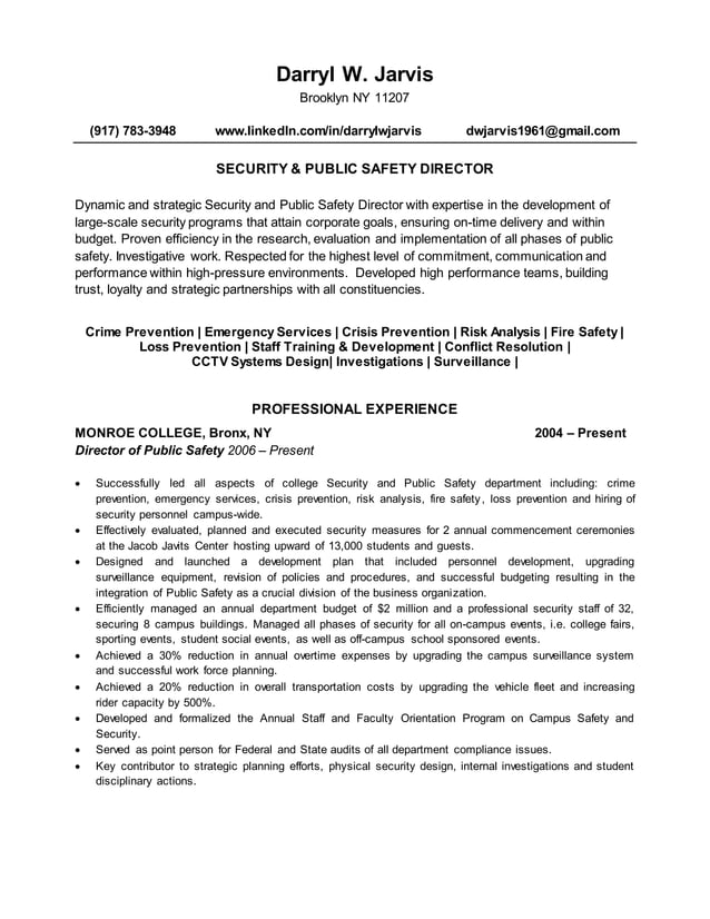 JarvisDarrylResume_2016V3.2 | DOCX