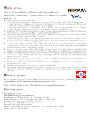 copy of CV RGA | PDF