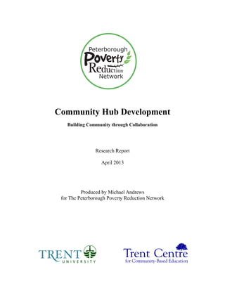 Community Hub Development_April 2013 | PDF | Developmental Sites | Real ...