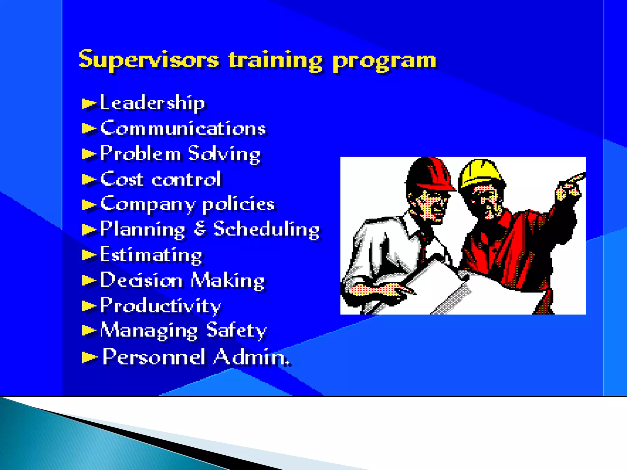Supervisor training | PPTX
