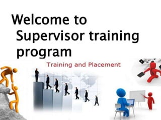 Supervisor training | PPTX