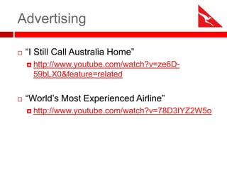 Qantas Presentation | PPTX