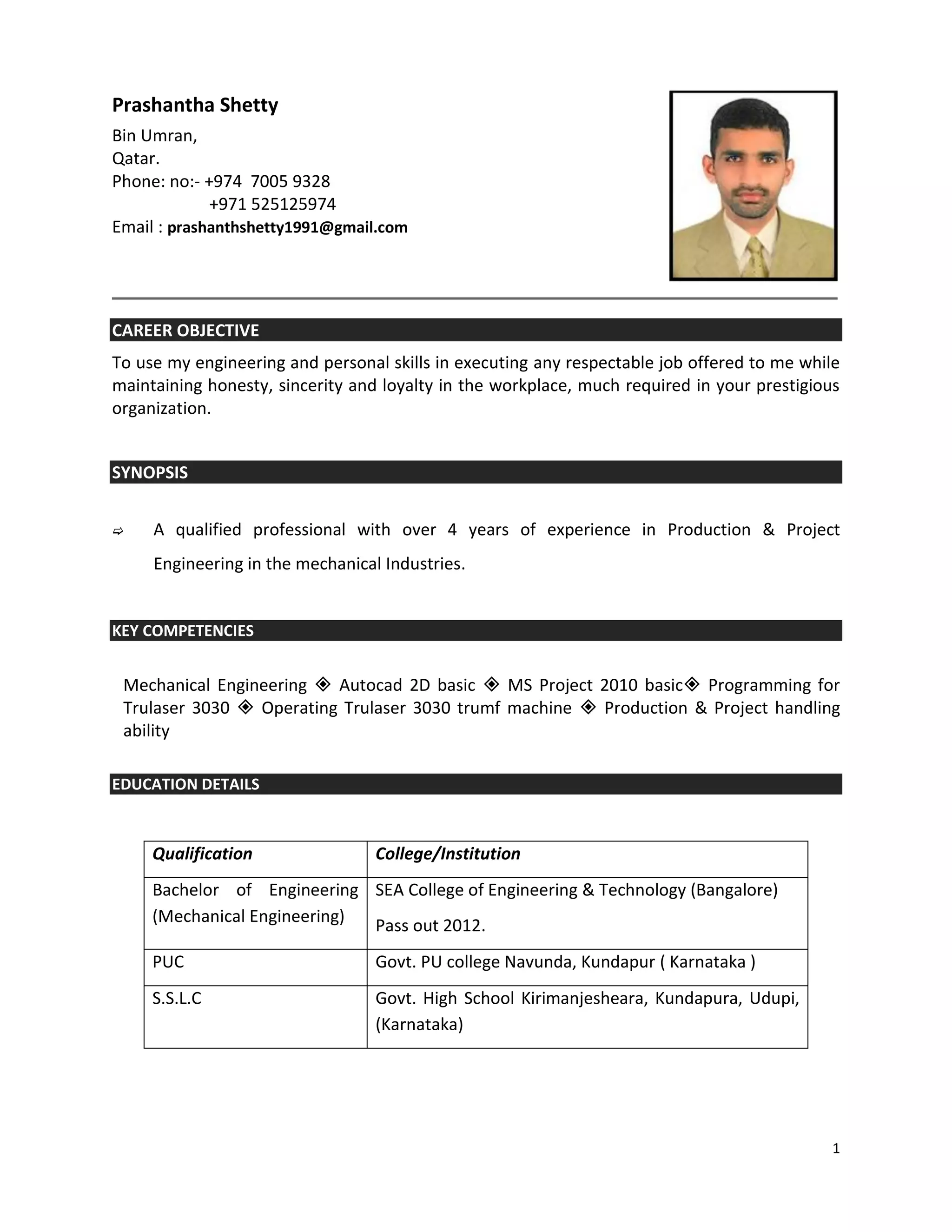 PRASHANTH SHETTY | PDF