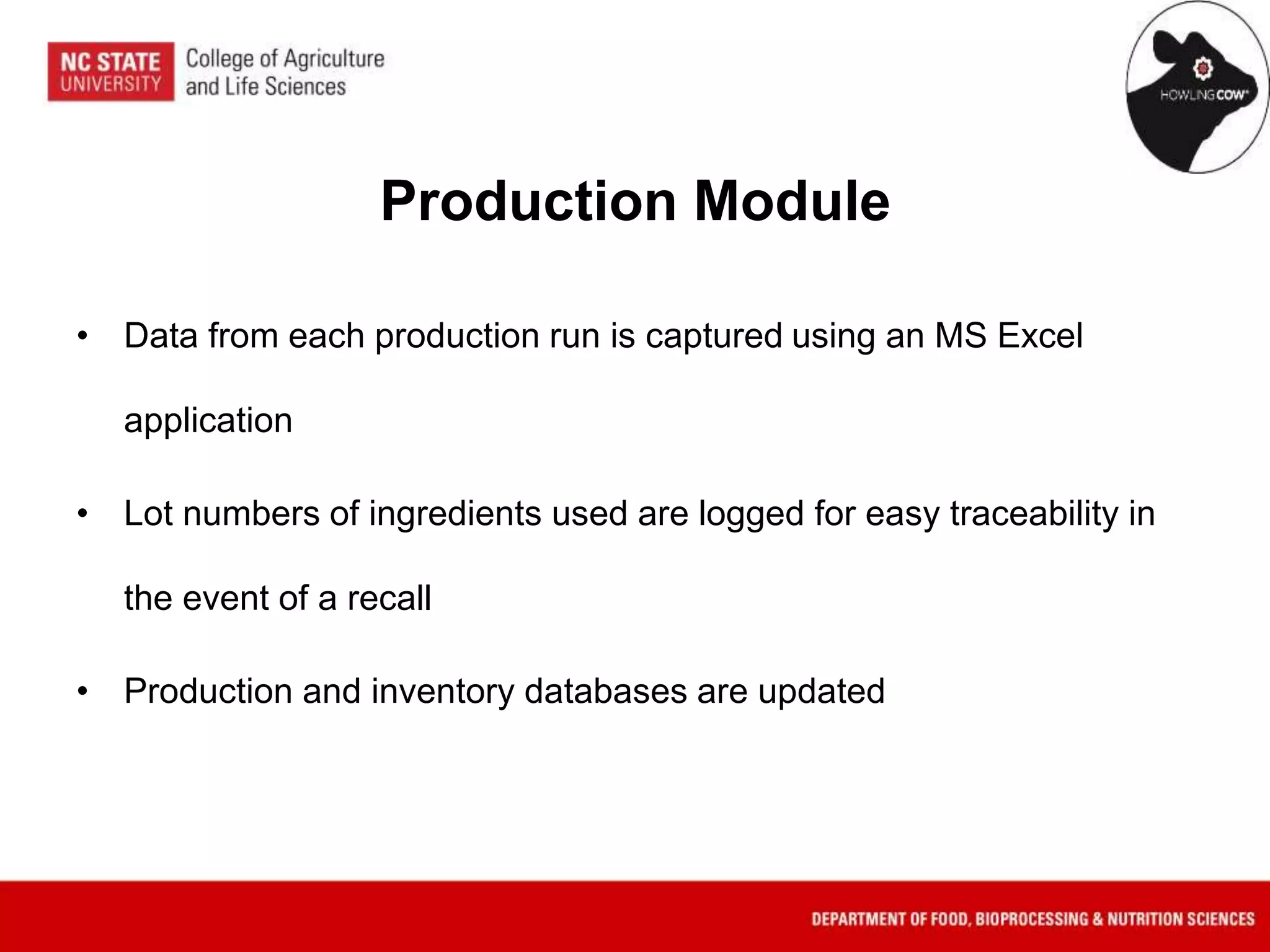 Howling Cow ERP | PPTX