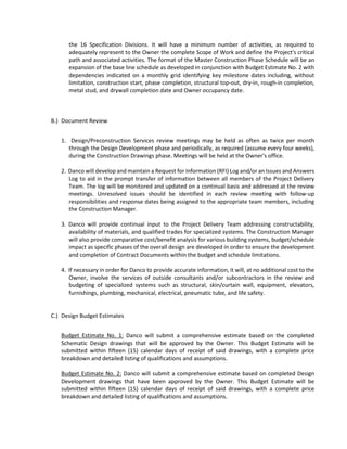 Owensboro Health Facility Development RFQ - Danco Construction | PDF