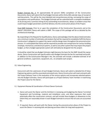 Owensboro Health Facility Development RFQ - Danco Construction | PDF