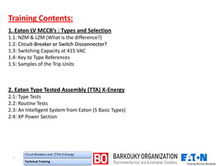 2-Circuit Breakers and Type Tested Assembly (X-Energy) | PPT