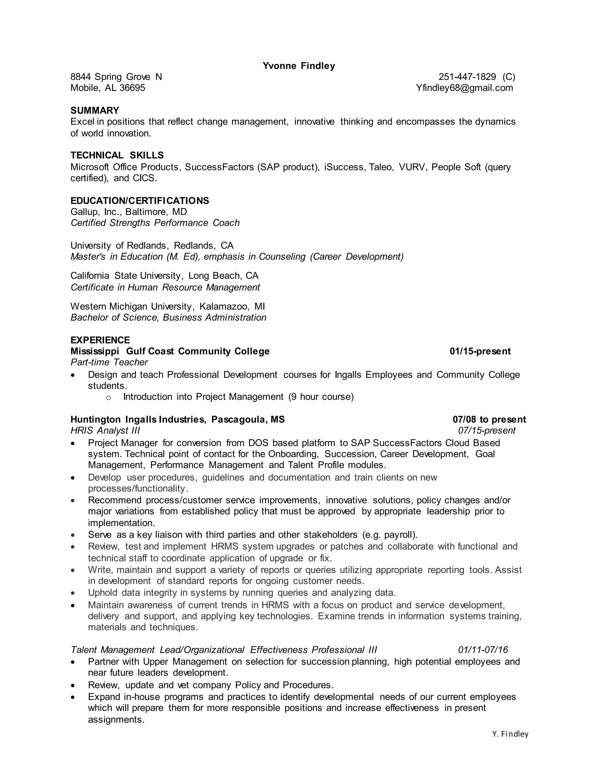 2016 YCF Resume | DOCX