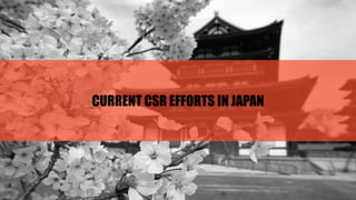 JAPANESE CSR FINAL PPT | PPTX