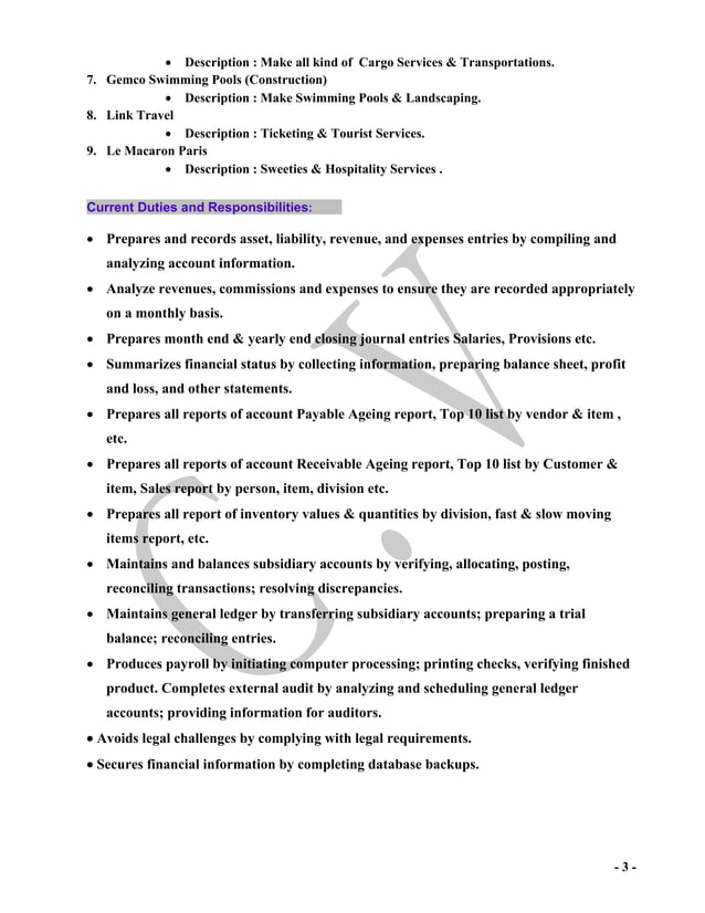 Chief Acc Ahmed Zaky | PDF