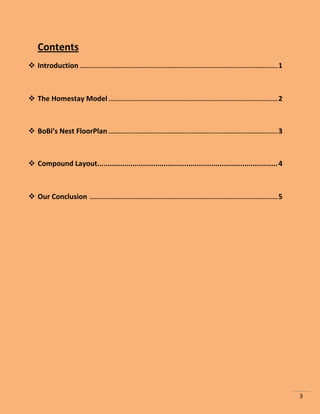 BoBi's Nest Homestay Model | PDF
