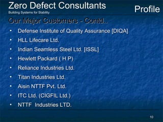 ZDC - general Introduction | PPT | Management Consulting Industry ...