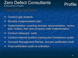 ZDC - general Introduction | PPT | Management Consulting Industry ...