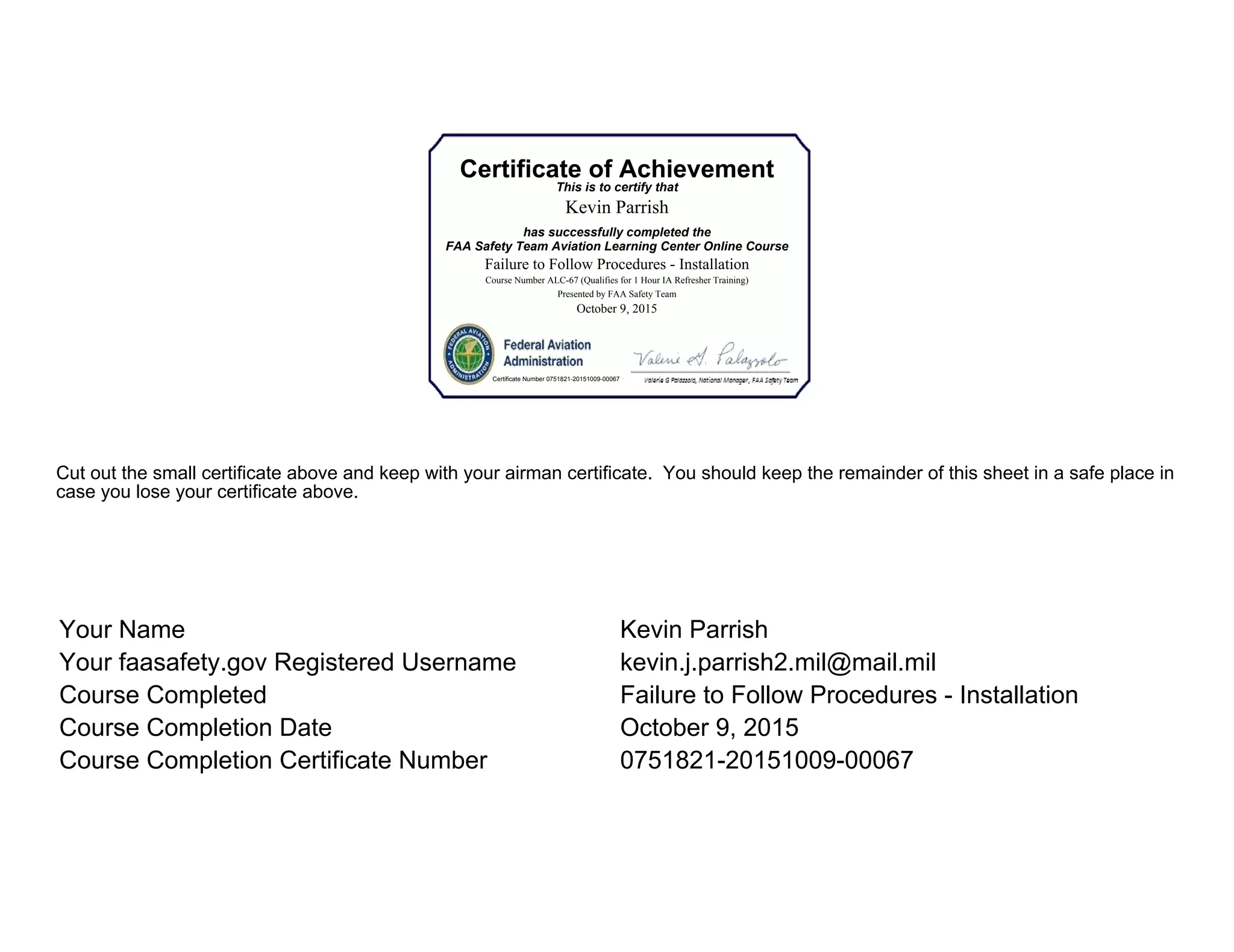Failure to Follow procedures Installation | PDF