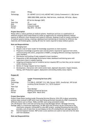Dinesh Chandra CV | PDF