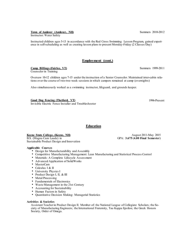 Resume Current | PDF