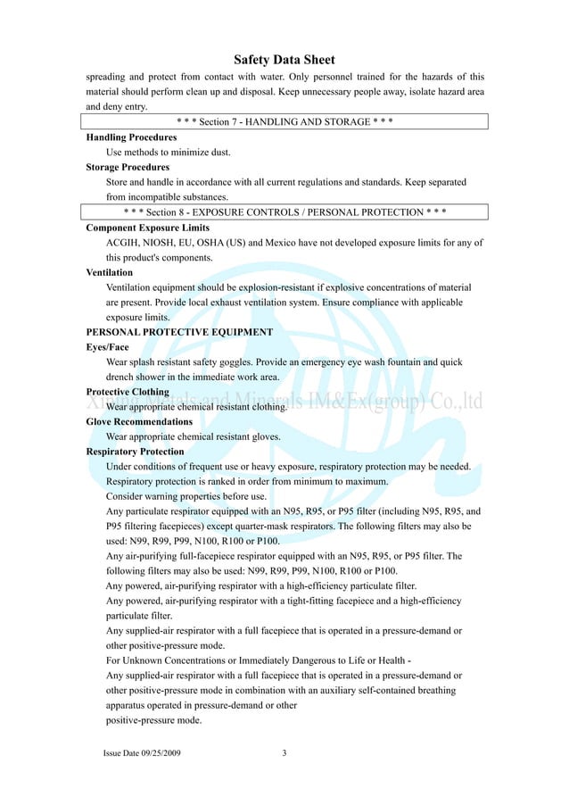 MSDS Fesi75 | PDF | First Aid | Injuries