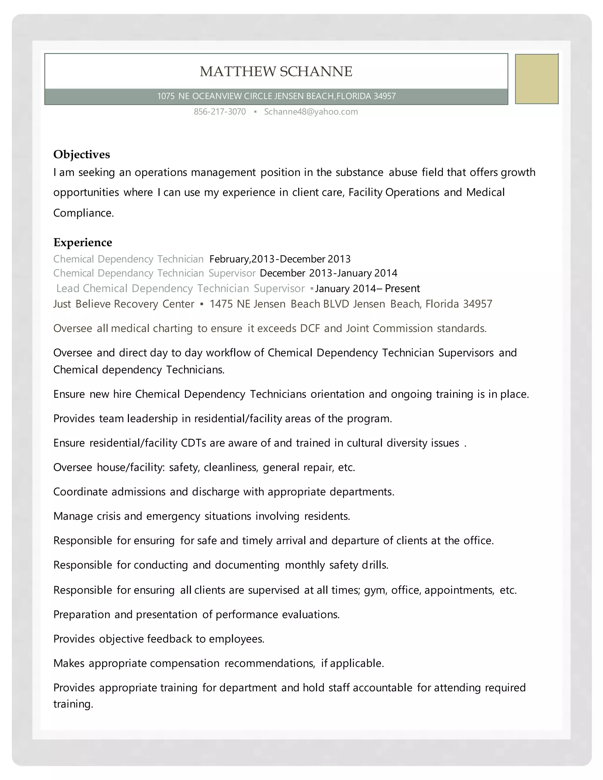 Matt's Resume | DOCX