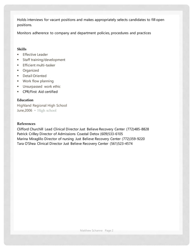 Matt's Resume | DOCX