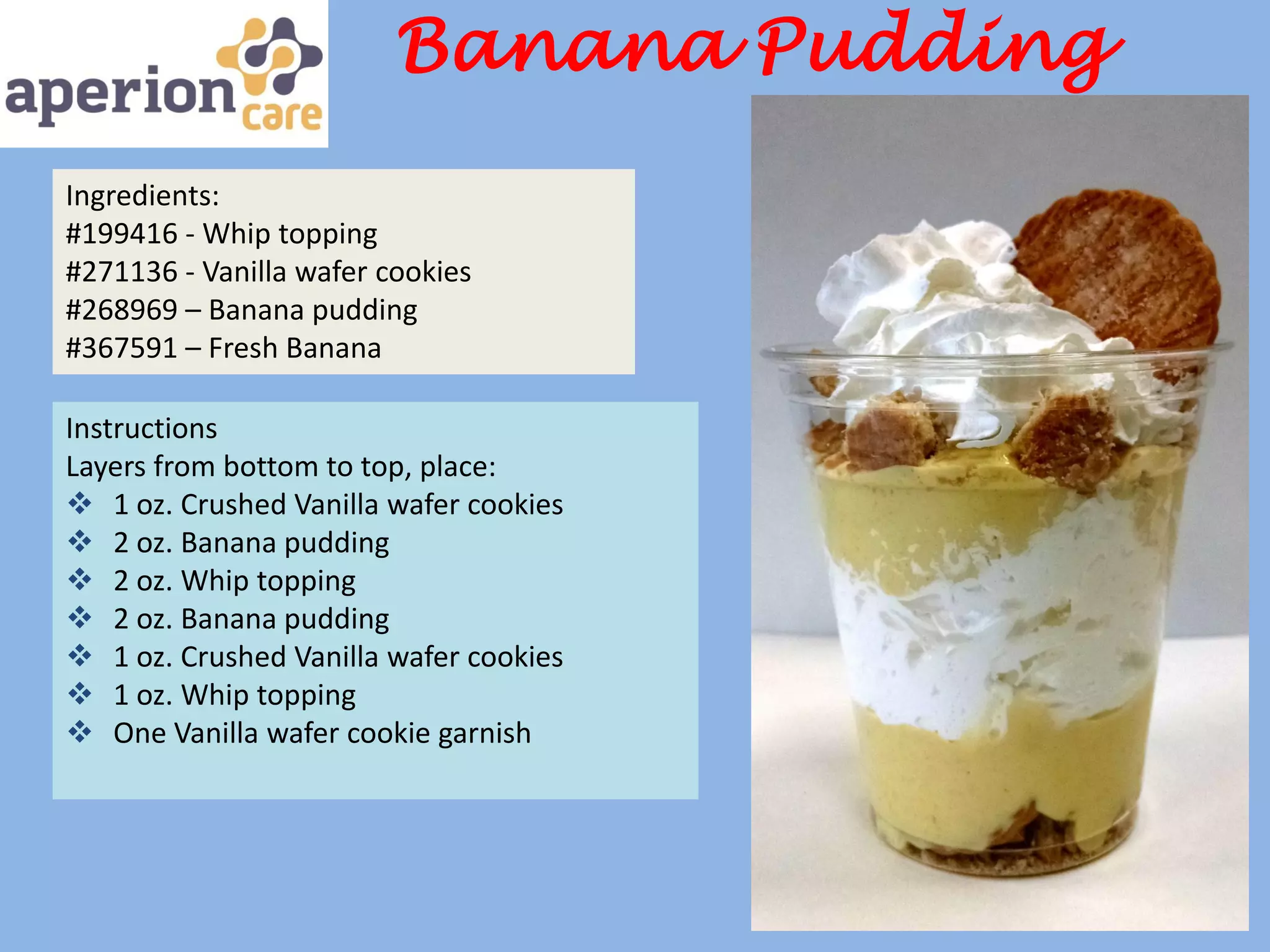 Summer Parfait Program promo sample | PPT