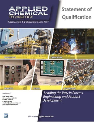 Applied Chemical Technology Inc Statement of Qualification 2016-17 ...