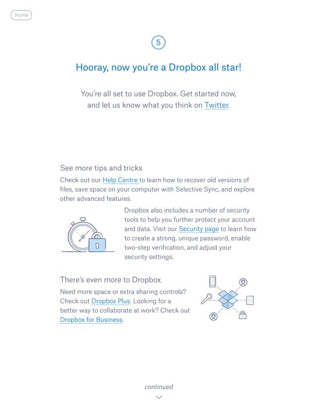 Get started with dropbox | PDF