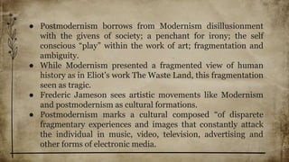 Post Modernism and Popular Culture pptx | PPTX | Modern Art | Fine Art