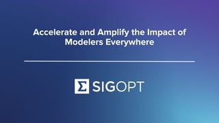 Experiment Management for the Enterprise | PPT