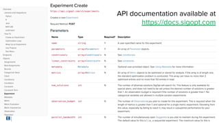 Experiment Management for the Enterprise | PPT
