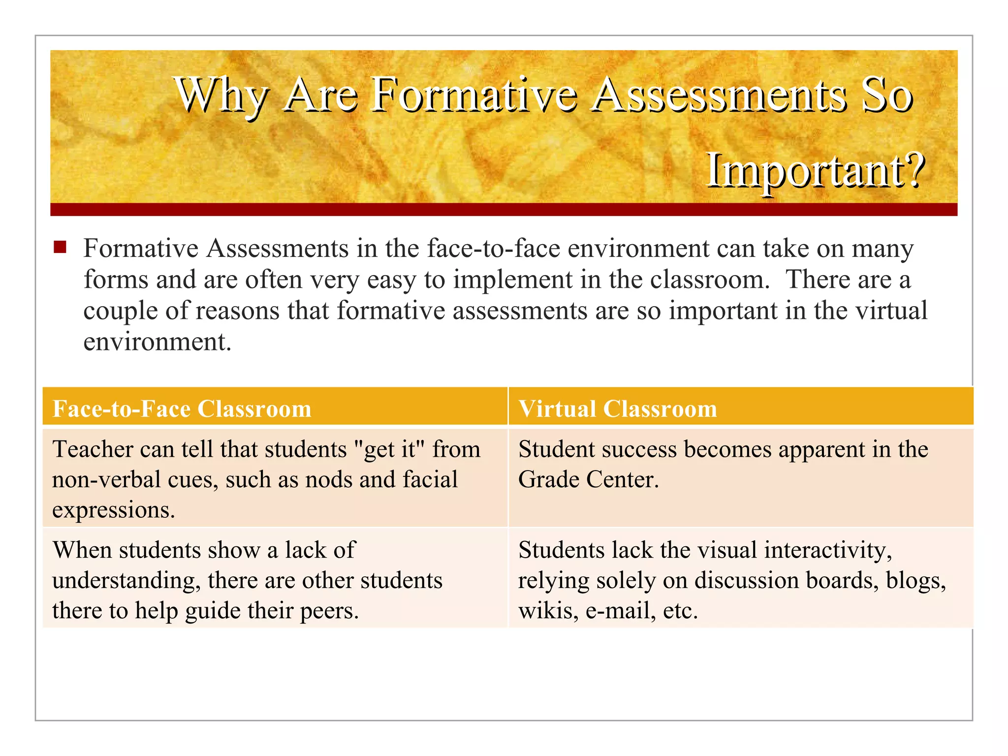 Formative Assessment | PPT