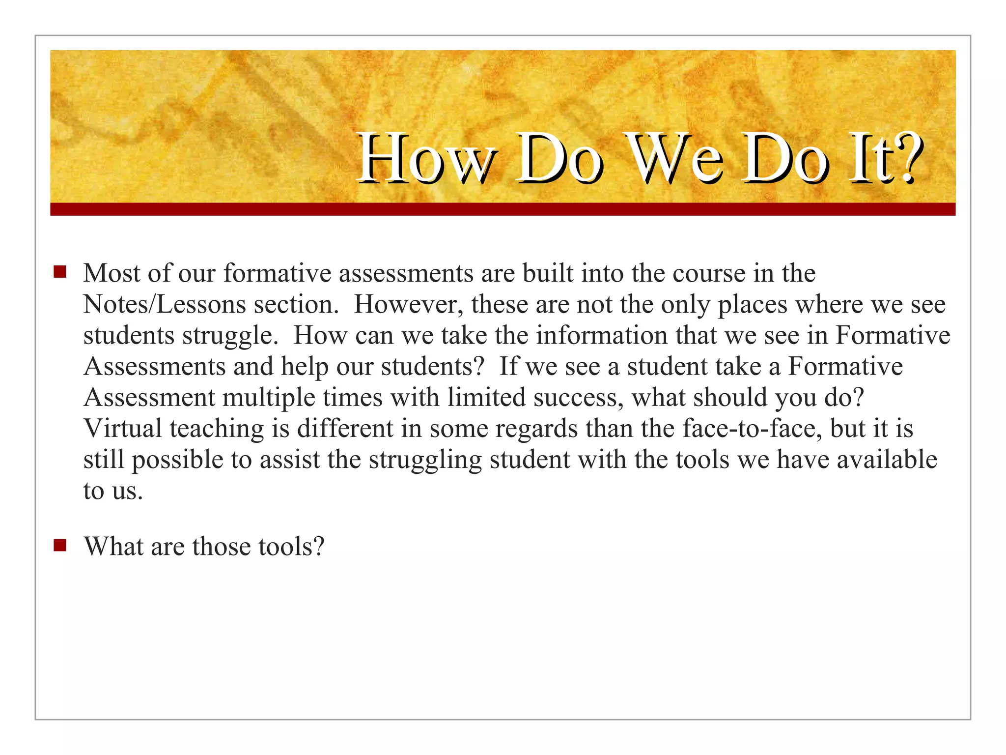 Formative Assessment | PPT