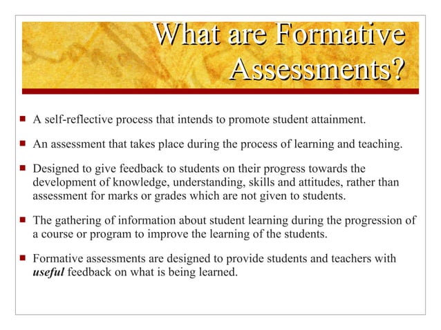Formative Assessment | PPT