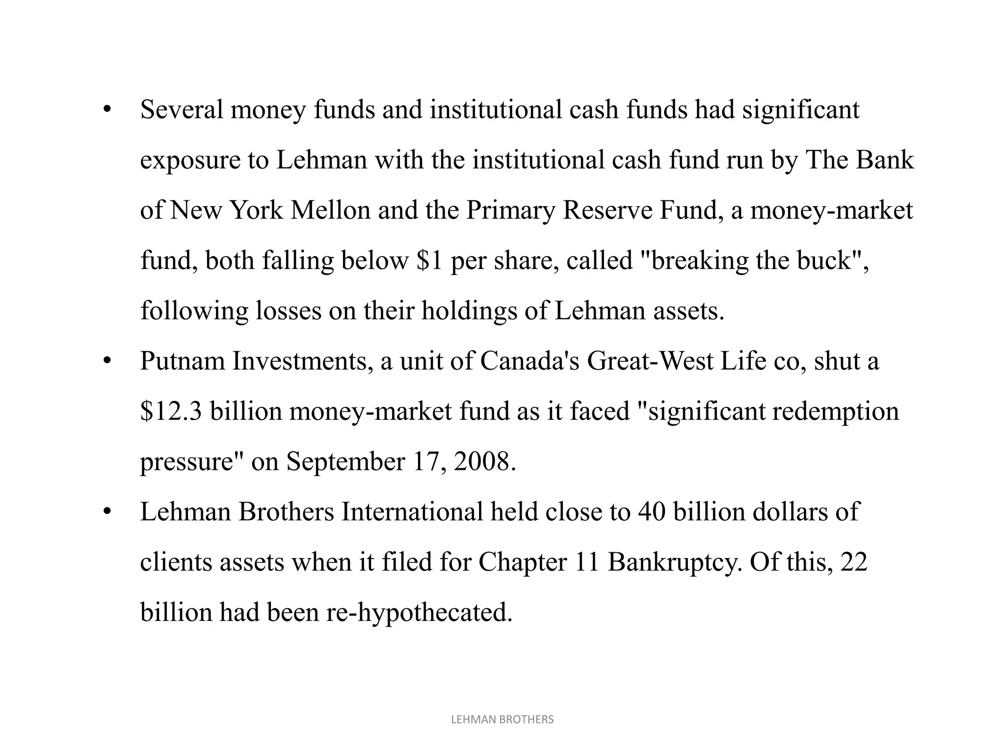 Lehman Brothers Bankruptcy | PPTX