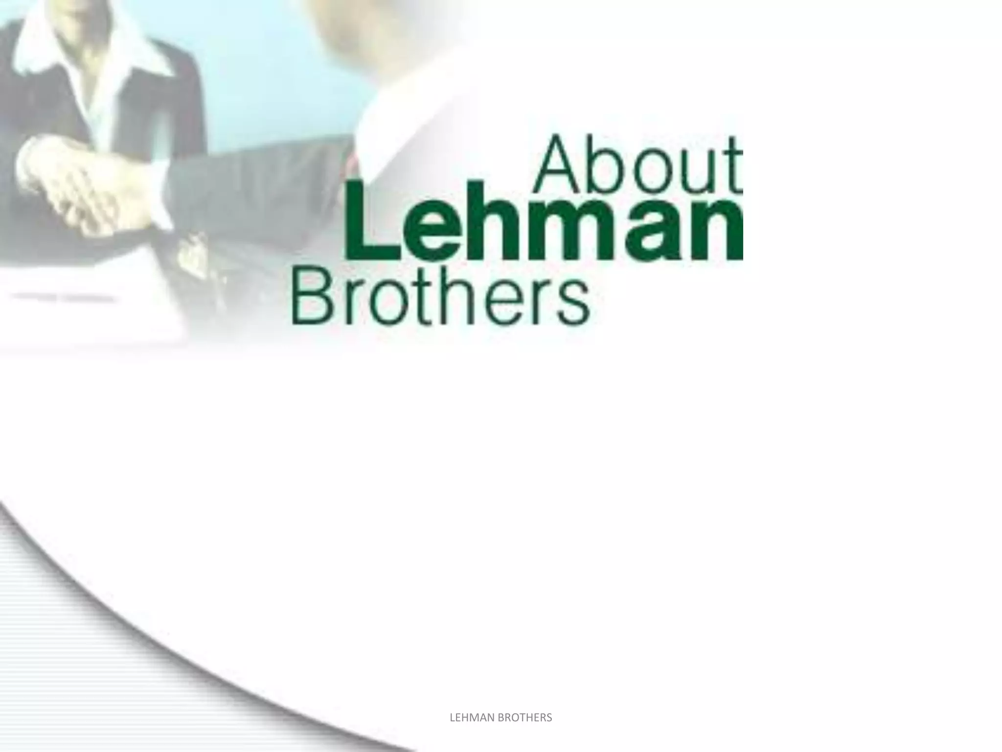 Lehman Brothers Bankruptcy | PPTX