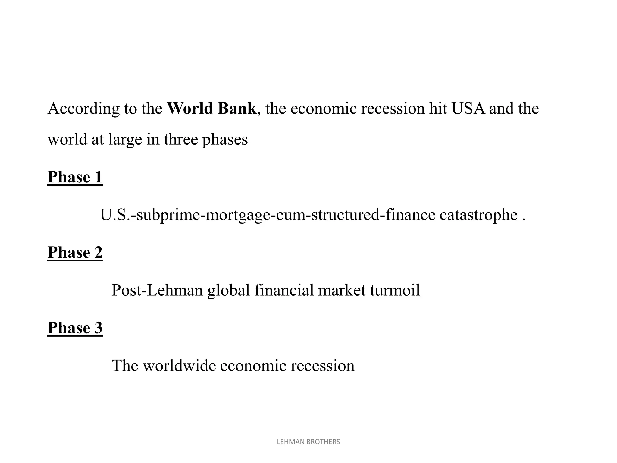 Lehman Brothers Bankruptcy | PPTX