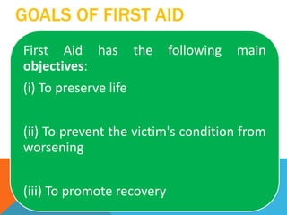 First Aid | PPTX