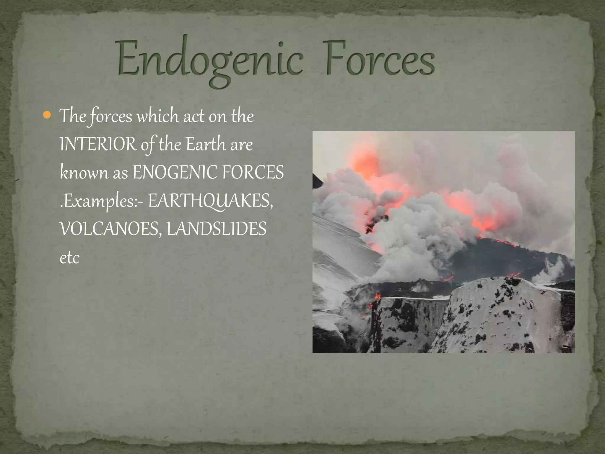 OUR CHANGING EARTH | PPTX