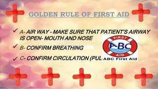 FIRST AID AND EMERGENCY KIT | PPTX