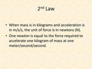 Newton's three law of Motion | PPTX | Physics | Science