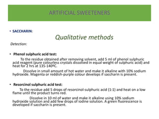 FOOD ADDITIVES | PPTX