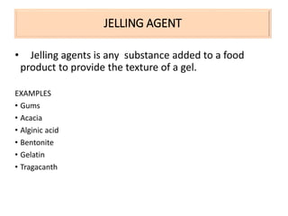 FOOD ADDITIVES | PPTX