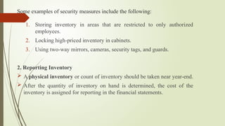 Nature and definition of inventories and its valuation | PPTX