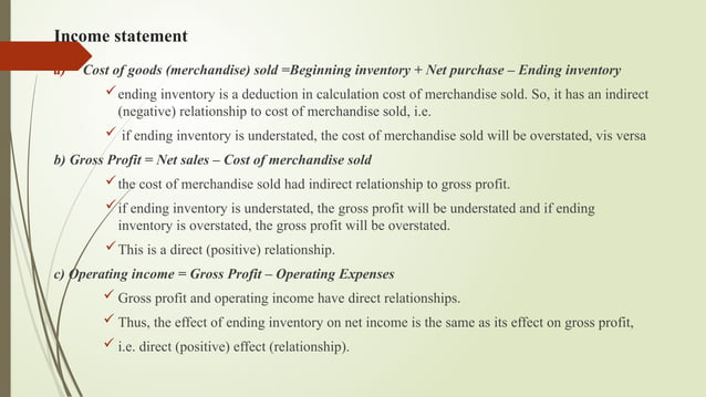 Nature and definition of inventories and its valuation | PPT